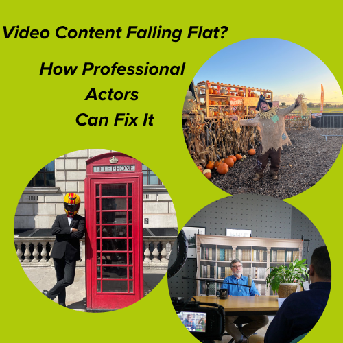 Video Content Falling Flat? — How Professional Actors Can Fix It